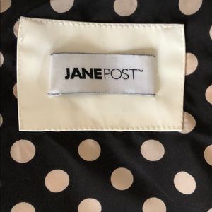 Jane Post | Jackets & Coats | Jane Post White Polka Dot Raincoat 25 ...